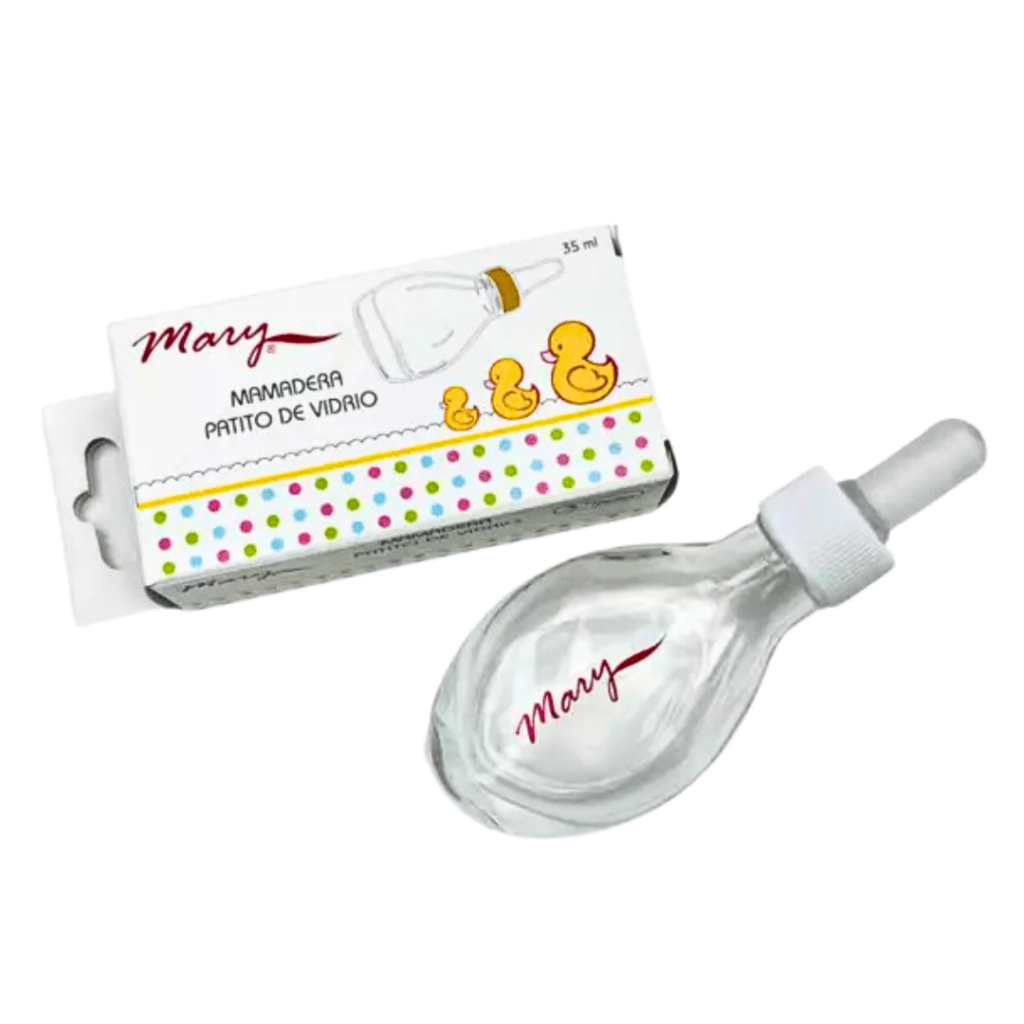 Mamadera Patito de Vidrio Blanco 35 ML – Farmacias Geminis