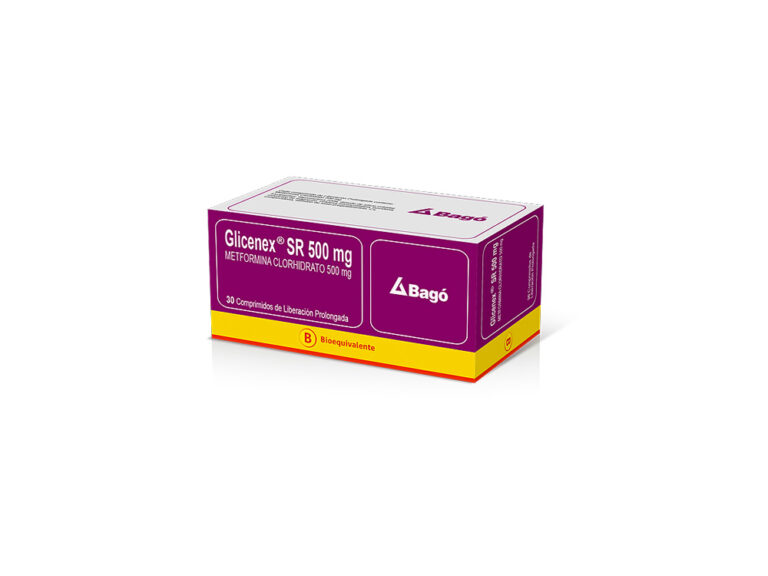 Glicenex Sr 500 Mg 30 Comprimidos Recubiertos Liberacion Prolongada ...