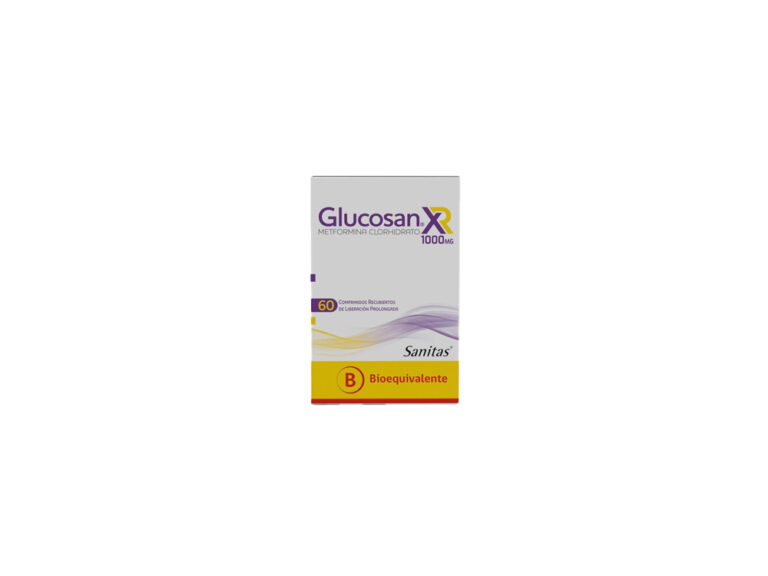 Glucosan Xr 1000 Mg X 60 Comprimidos Recubiertos Liberación Prolongada ...