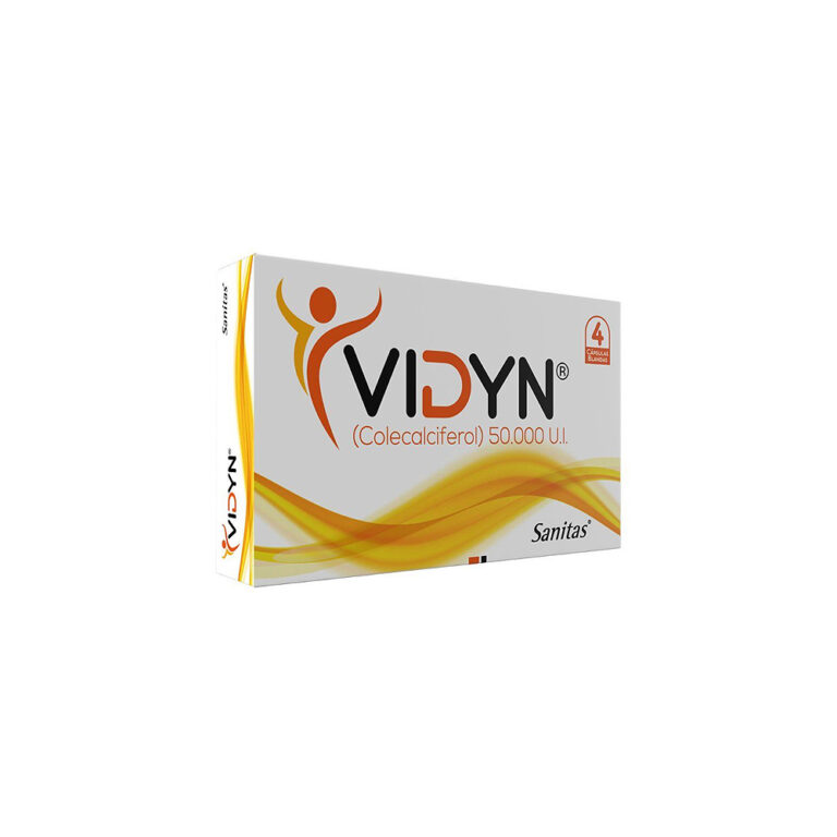 VIDYN COLECALCIFEROL 50.000 U.I. X 4 CAPSULAS BLANDAS – Farmacias Geminis